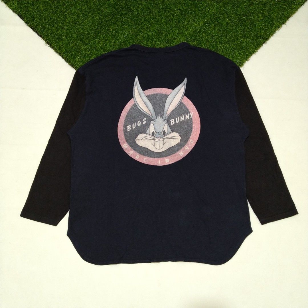 Kaos looney tunes bugs bunny rabbit 2tone second bekas original branded ...