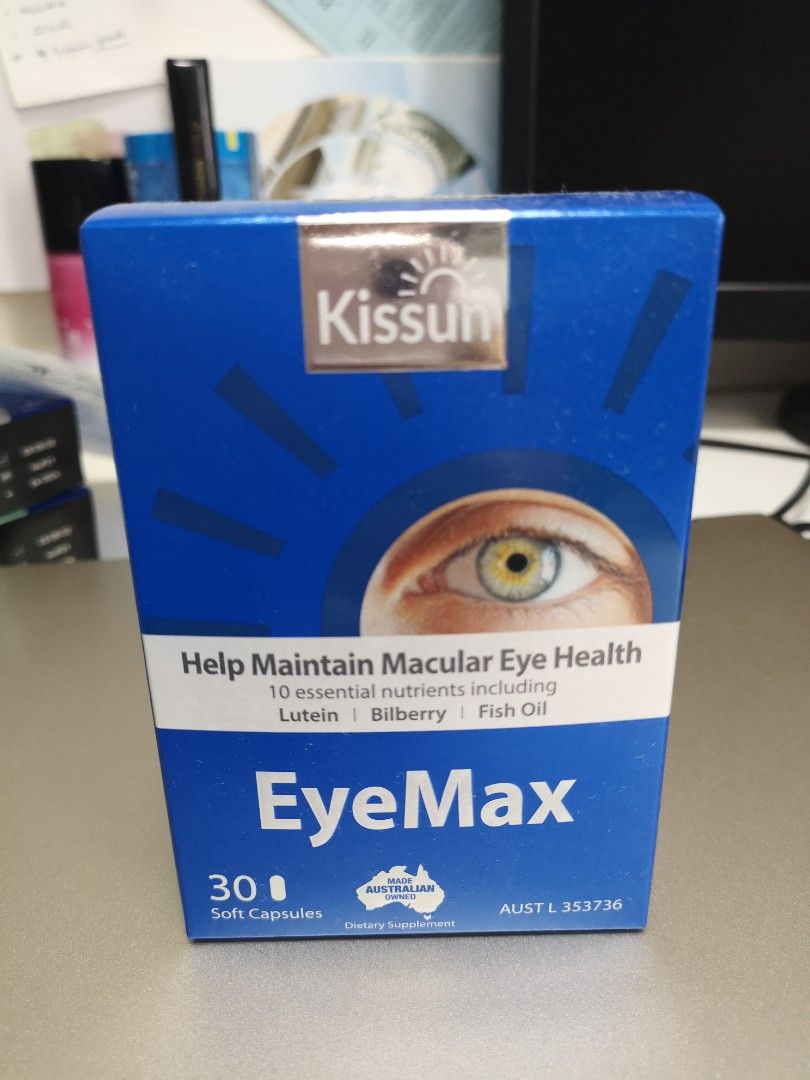 Kissun EyeMax Eye Supplements, Health & Nutrition, Health Supplements ...