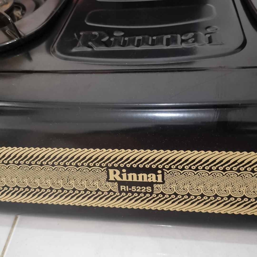 Kompor Gas 2 Tungku Rinnai RI-522S R 522S, Kitchen & Appliances di ...