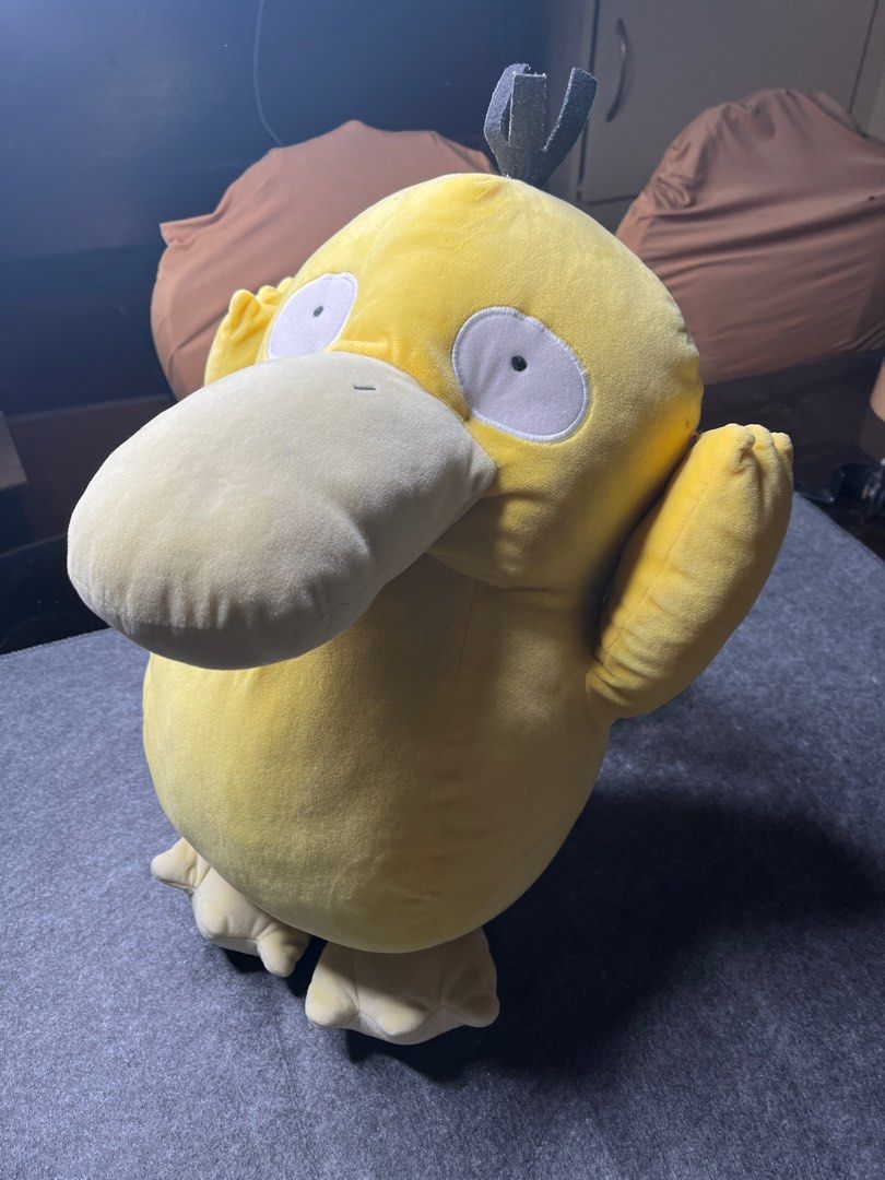 Large Psyduck Stuffed Toy, Hobbies & Toys, Toys & Games on Carousell
