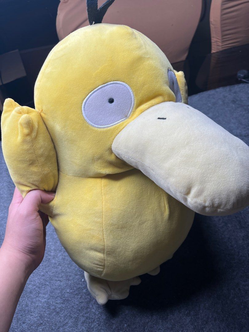 Large Psyduck Stuffed Toy, Hobbies & Toys, Toys & Games on Carousell