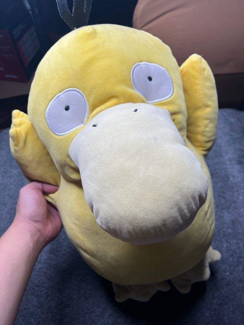 Large Psyduck Stuffed Toy, Hobbies & Toys, Toys & Games on Carousell