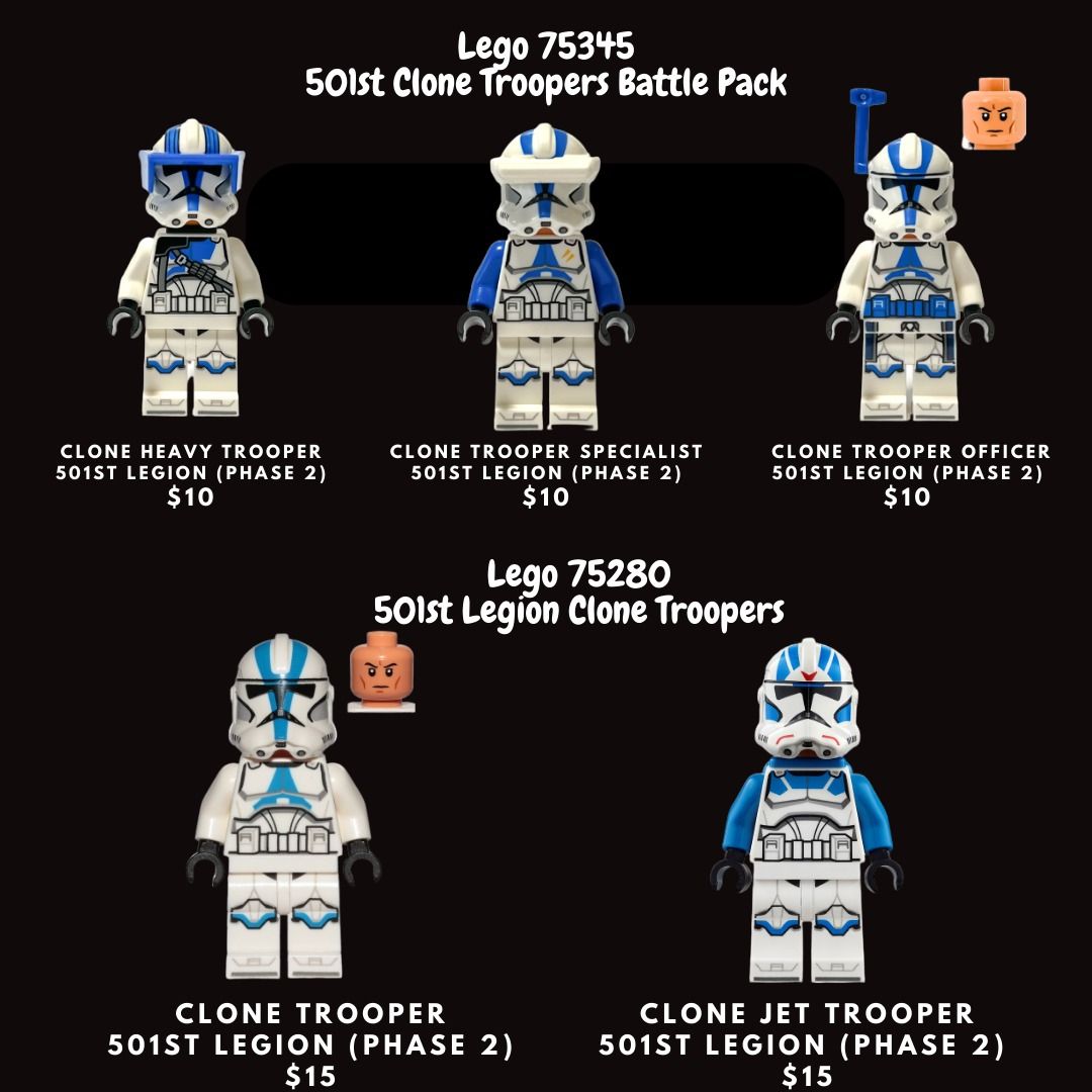 LEGO 75280 75345 501st Legion Clone Troopers 501st Clone Troopers ...