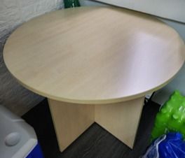 Light Brown Wooden Table, Furniture & Home Living, Furniture, Tables ...