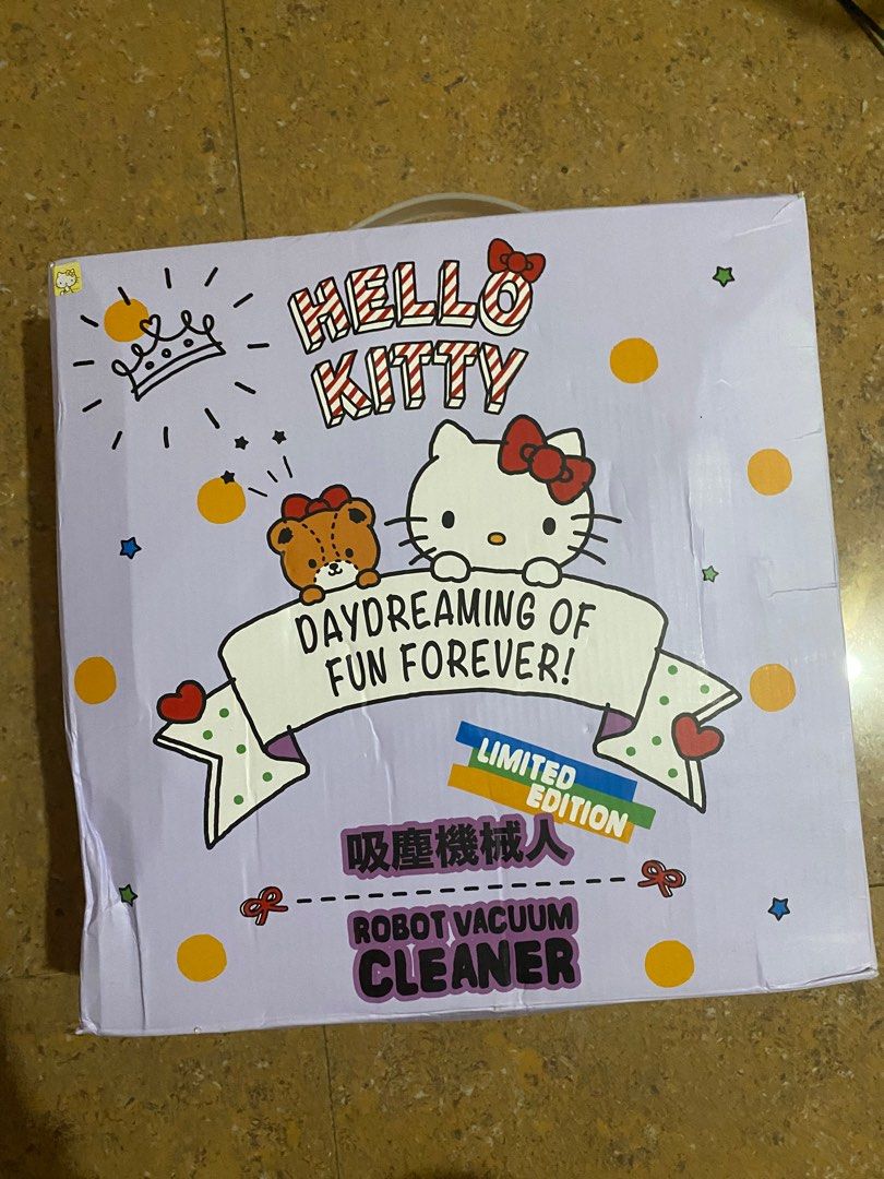 Limited Edition Sanrio Hello Kitty Robot Vacuum, TV & Home Appliances ...