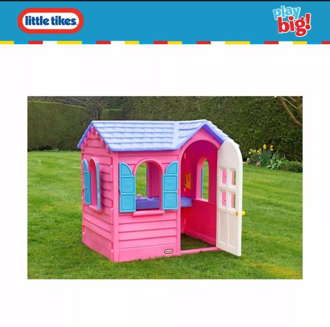 Little Tikes Outdoor Cottage (Pink) Playhouse, Hobbies & Toys, Toys ...