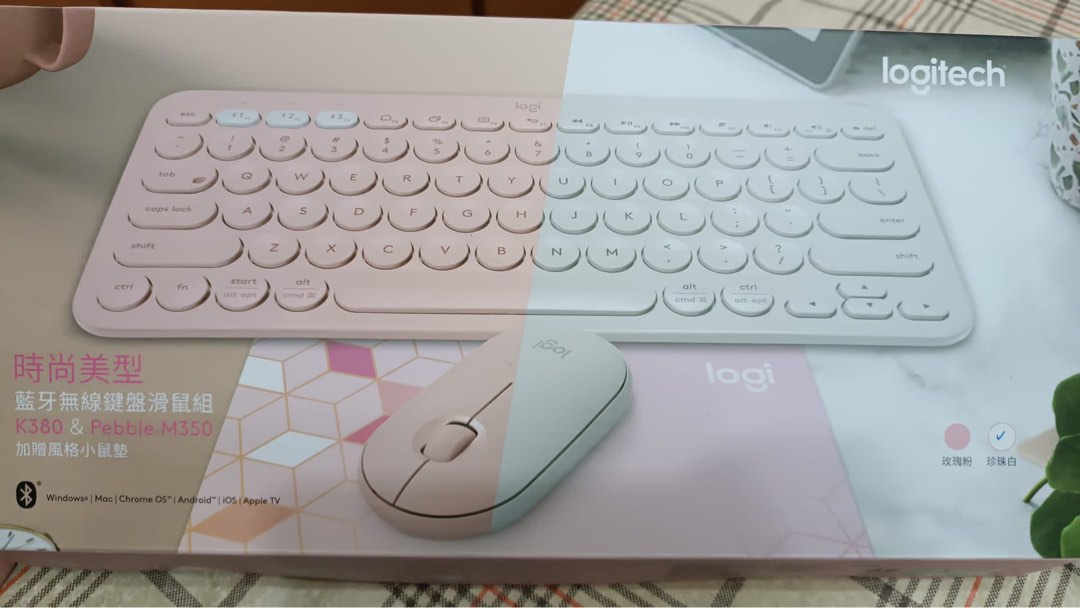 Logitech K380 & Pebble Keyboard & Mouse, 電腦＆科技, 電腦周邊及配件, 電腦鍵盤及相關產品 ...