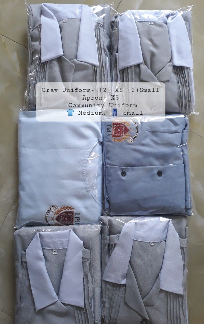 LPU Batangas Nursing Uniforms Bundle, Women's Fashion, Dresses & Sets ...