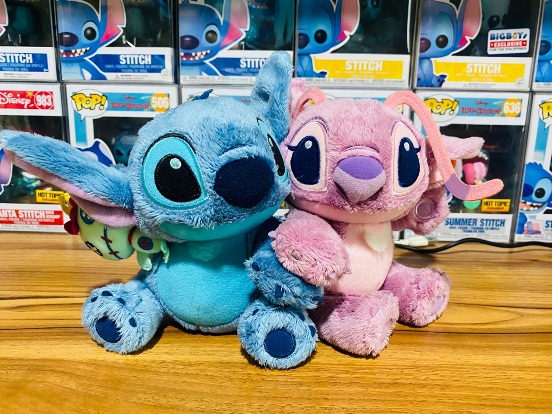 Magnetic Stitch and Angel plush, Hobbies & Toys, Toys & Games on Carousell
