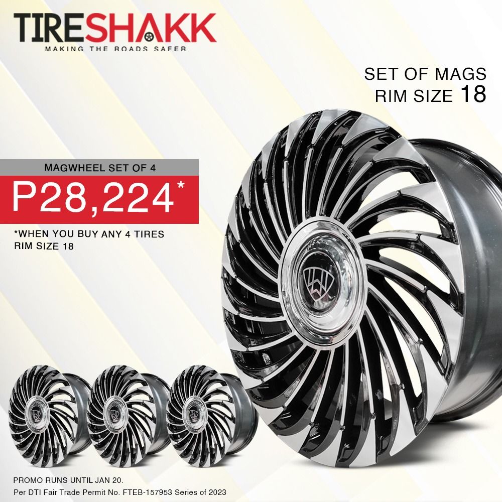 Magwheel set of 4 best fit for Honda Civic, Toyota Camry, Toyota Innova ...