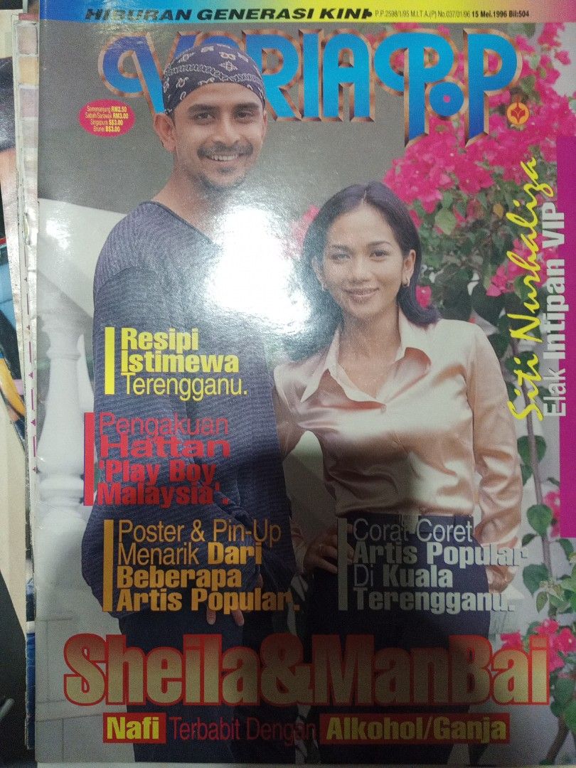 majalah hiburan lama - variapop man bai & sheila majid 1996, Hobbies ...