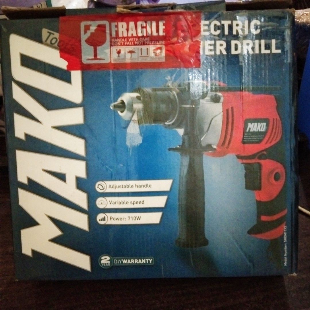 Mako 12mm Electric Hammer Drill 220V, Commercial & Industrial ...