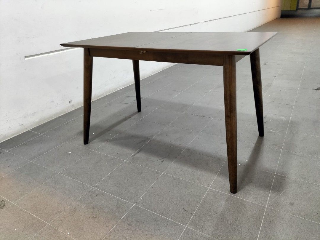 MARION Extendable Dining Table in WALNUT, Furniture & Home Living, Furniture, Tables & Sets on ...