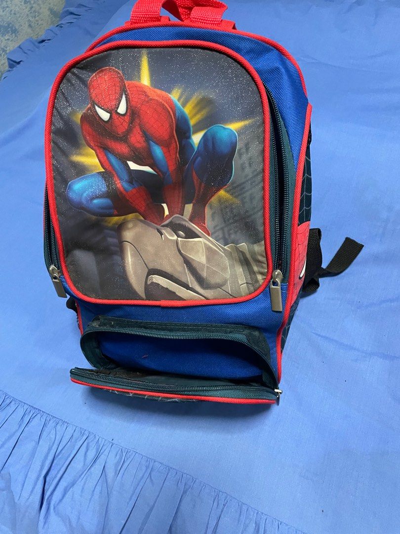 Marvel Spider-Man Backpack &Sleeping Bag, Men's Fashion, Bags ...