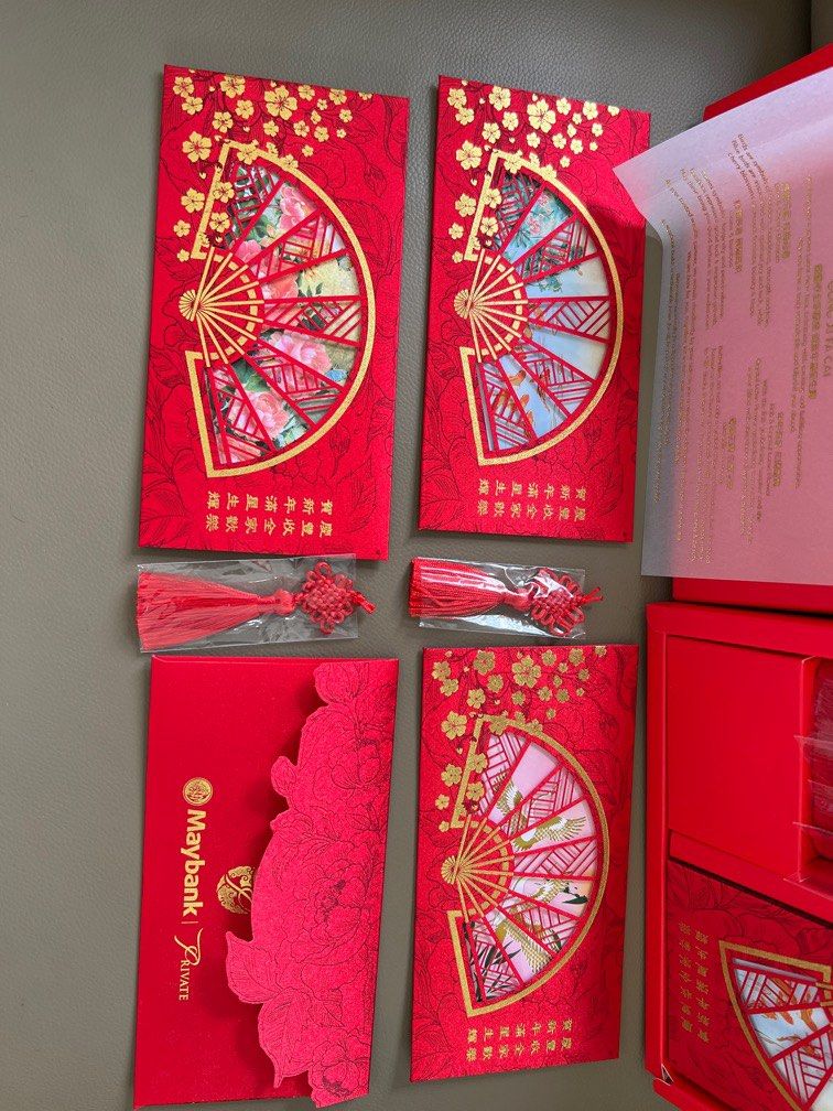 Maybank private CNY ang pows, Hobbies & Toys, Stationery & Craft, Craft ...