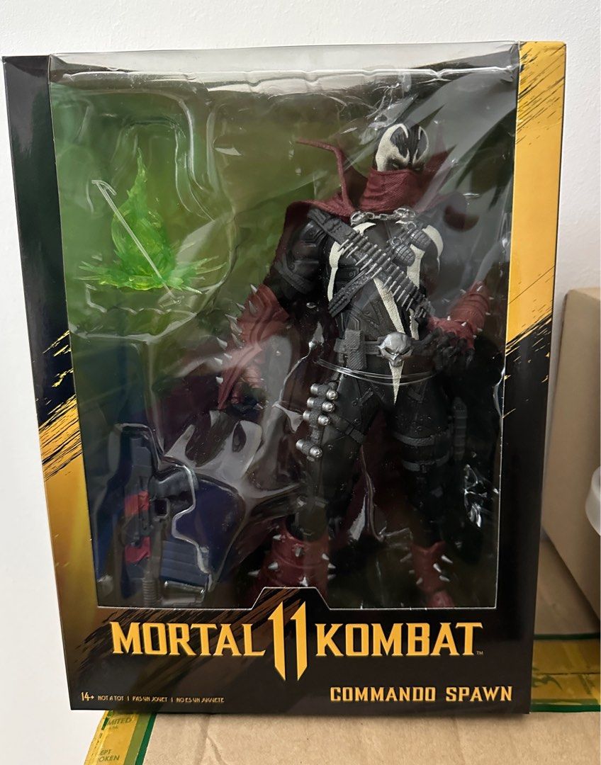 Mcfarlane spawn mortal kombat commando 12 inch, Hobbies & Toys, Toys & Games on Carousell