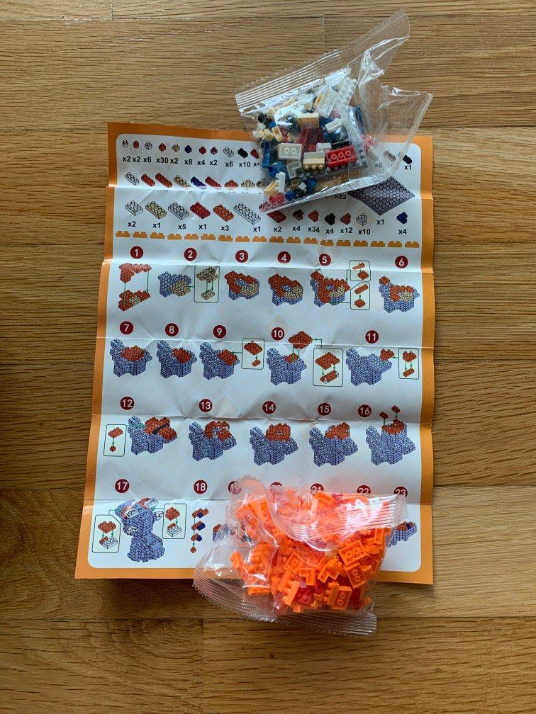 Mini lego charizard, Hobbies & Toys, Toys & Games on Carousell