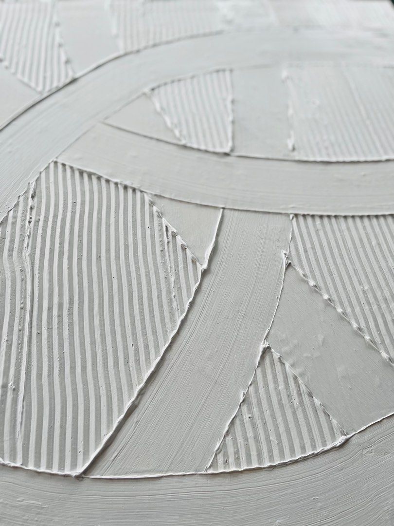 Minimalist textured art, Furniture & Home Living, Home Decor, Wall ...
