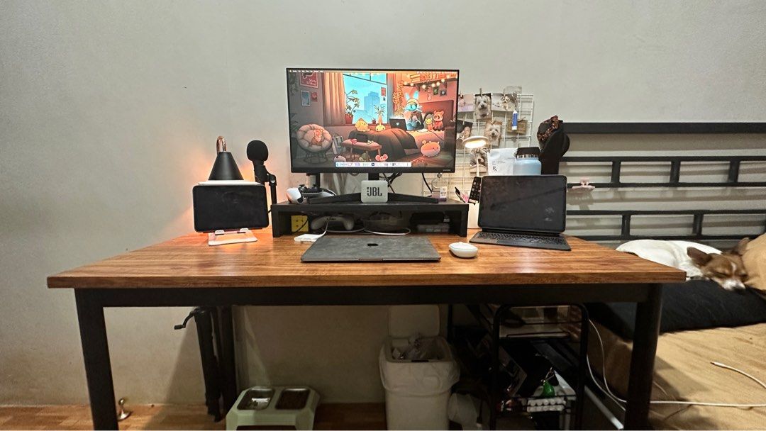 Minimalist Work Desk, Furniture & Home Living, Furniture, Tables & Sets ...