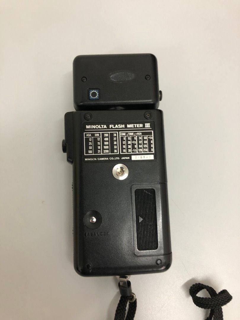 Minolta Flash Meter III Ambient/Flash Light Meter, Photography, Cameras ...