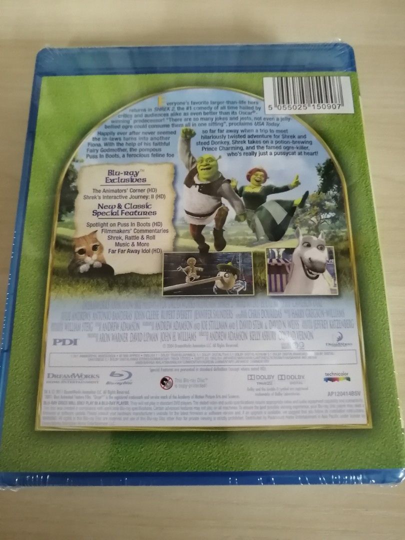 電影Movie史力加1,2,3集SHREK 1,2,3 Bluray (粵語中字), 興趣及遊戲, 音樂樂器 & 配件, 音樂與媒體 - CD ...
