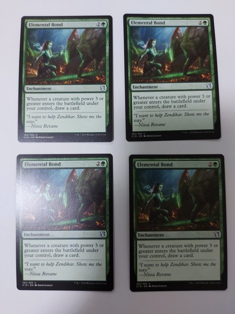MTG Elemental Bond, Hobbies & Toys, Toys & Games on Carousell