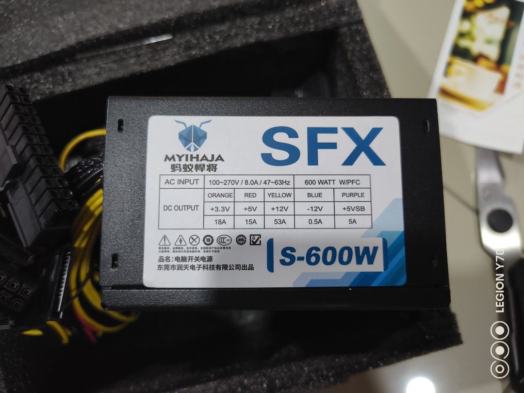 Myhaja sfx PSU 600w , small factor power supply, itx, Computers & Tech ...