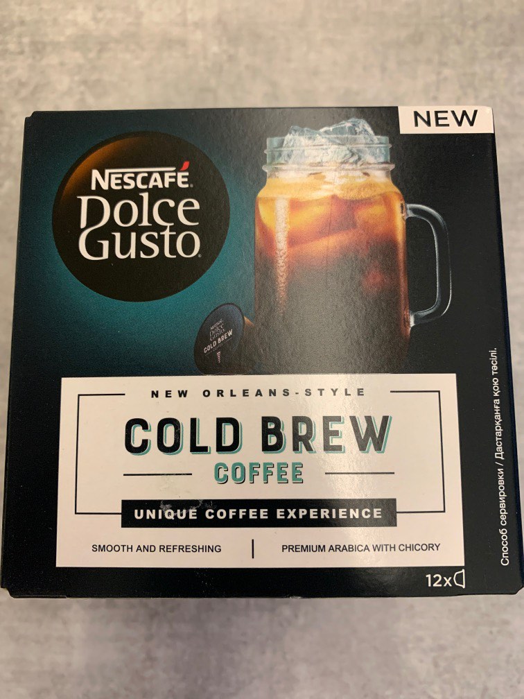 Nescafé Dolce Gusto Cold Brew 12 Capsules (NEW), Food & Drinks ...
