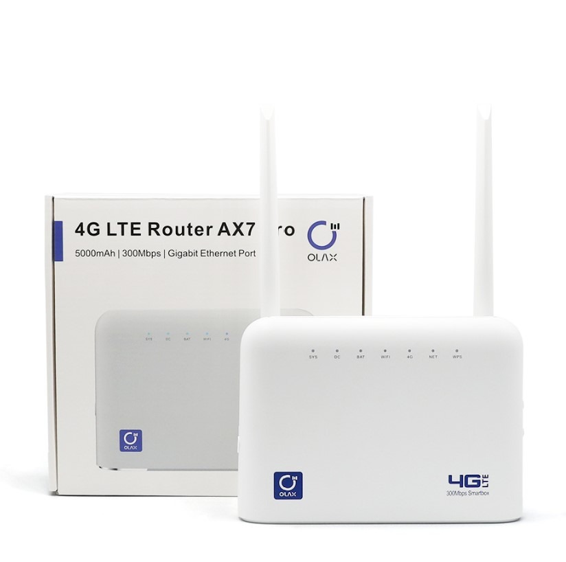 New Product OLAX AX7 PRO Router 5000mah Battery 4G With 4 WAN Ports ...