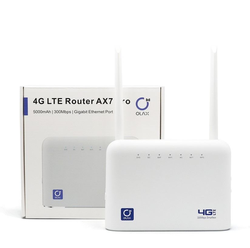 New Product OLAX AX7 PRO Router 5000mah Battery 4G With 4 WAN Ports ...