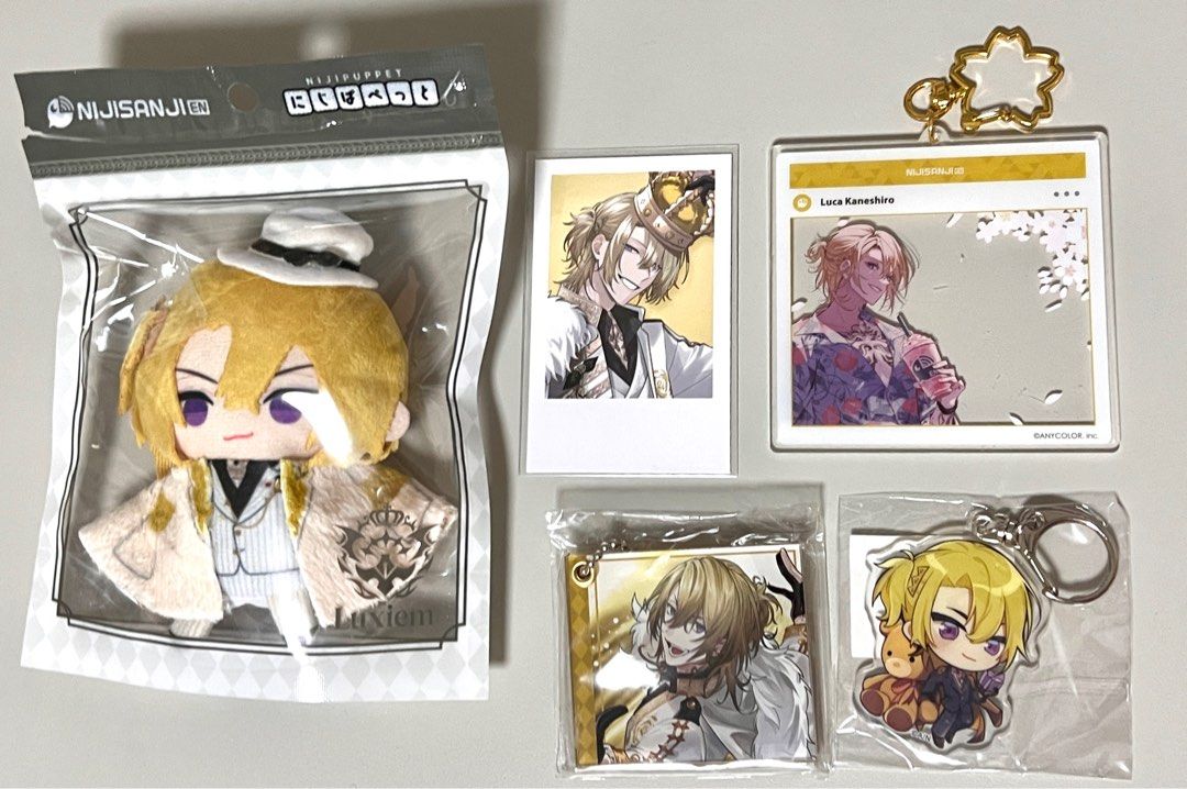 NIJISANJI EN Luxiem Luca Kaneshiro Merch Set, Hobbies & Toys ...