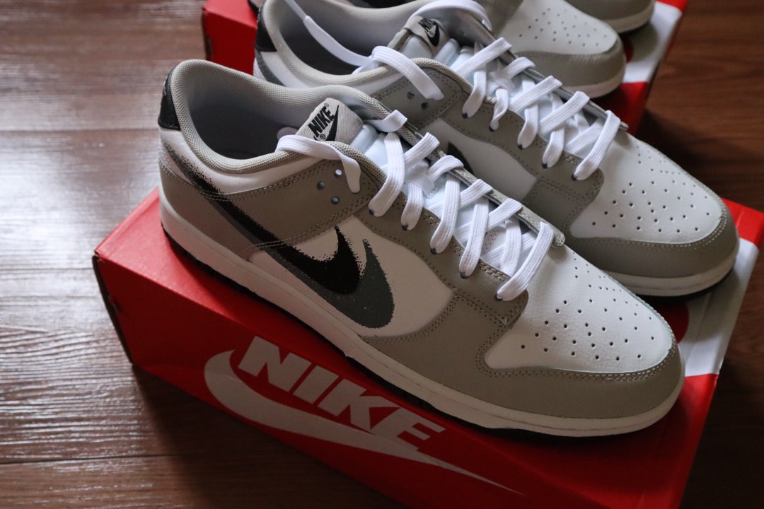 Nike Dunk Low Stencil Swoosh, Men's Fashion, Footwear, Sneakers on ...