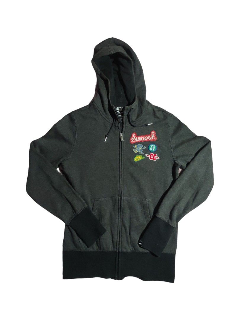 Nike Multi Logo Patch Jacket, Women's Fashion, Coats, Jackets and ...