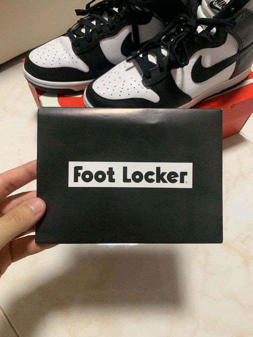 Nike Panda Dunks High Retro Black/White Dunk Authentic, Men's Fashion ...