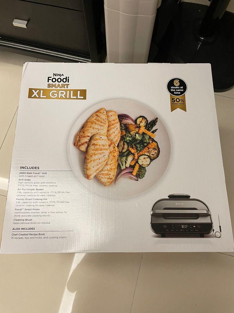 Ninja Foodi Smart XL Grill & Air Fryer - AG551, TV & Home Appliances ...