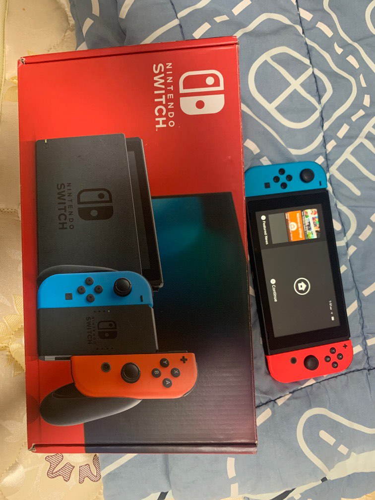 Nintendo Switch Gen 2 Neon, Video Gaming, Video Game Consoles, Nintendo ...