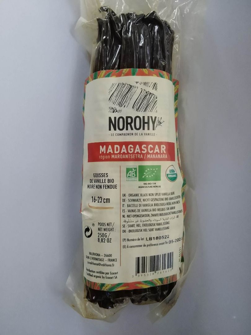 Norohy Vanilla Pods, Food & Drinks, Spice & Seasoning on Carousell