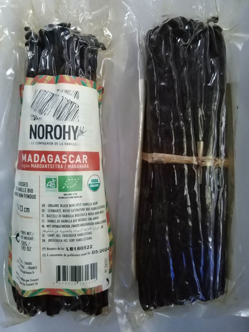 Norohy Vanilla Pods, Food & Drinks, Spice & Seasoning on Carousell