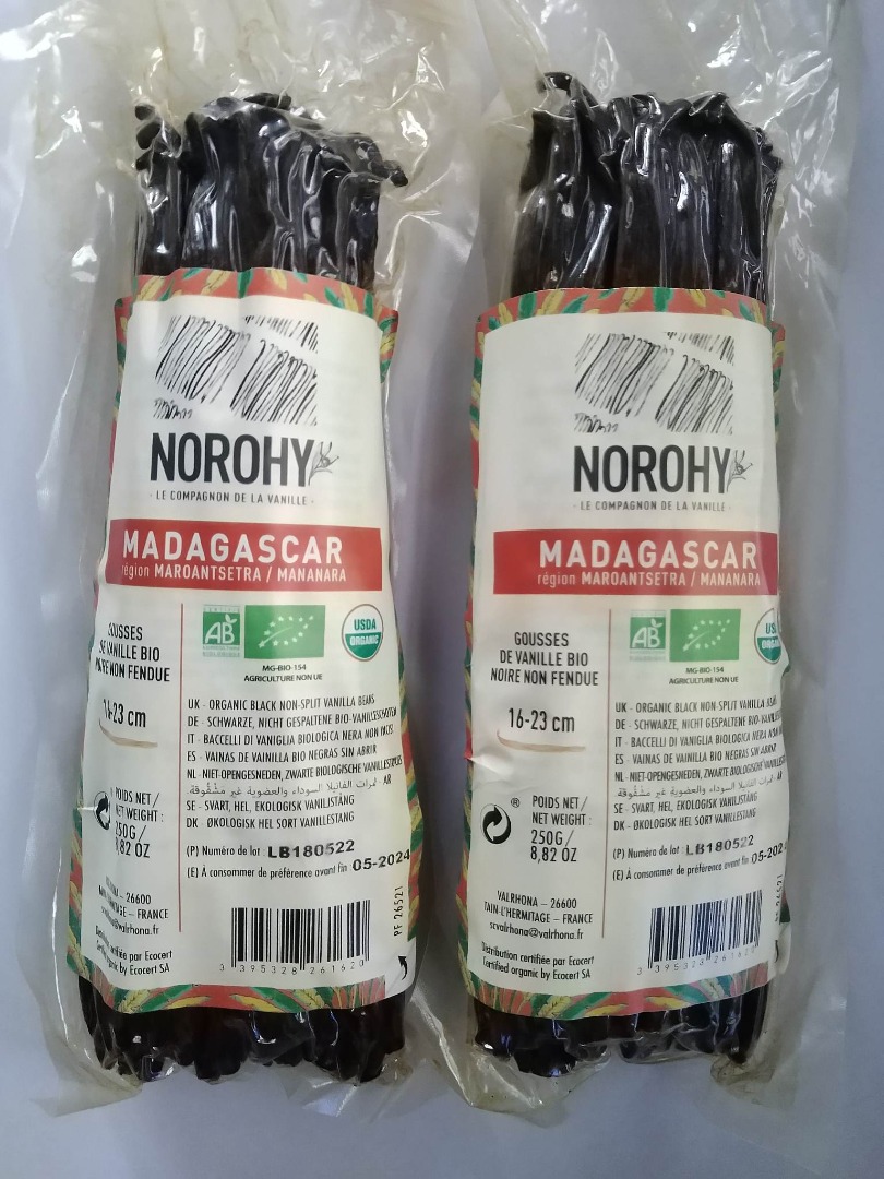 Norohy Vanilla Pods, Food & Drinks, Spice & Seasoning on Carousell