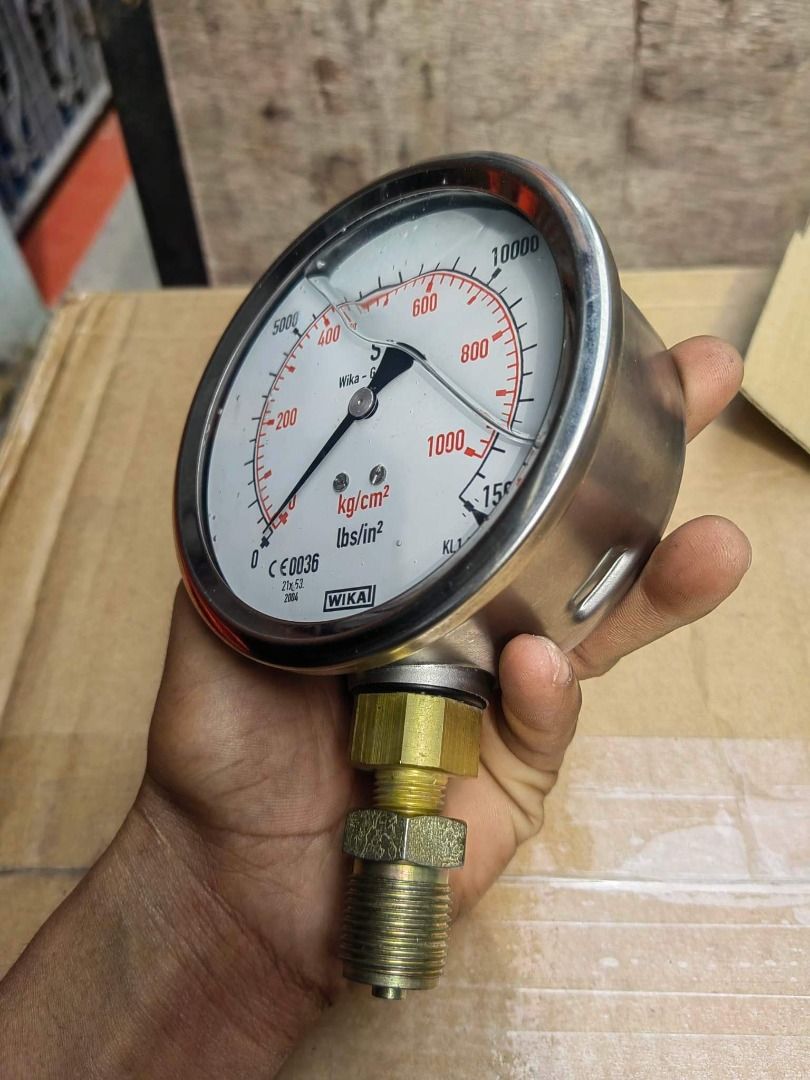 Oil Type Stainless Pressure Gauge, Commercial & Industrial, Industrial ...