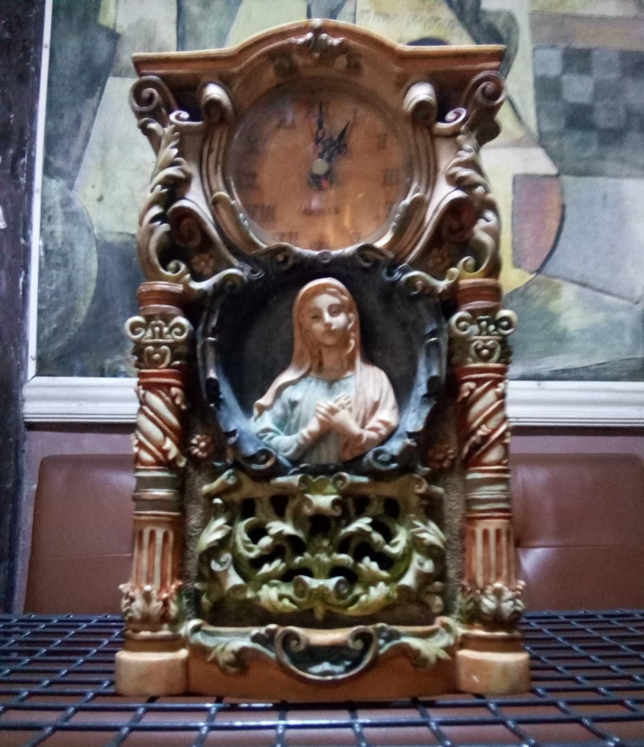 Old Mother Mary Clock with Recorded Angelus Prayer (AS IS), Hobbies ...