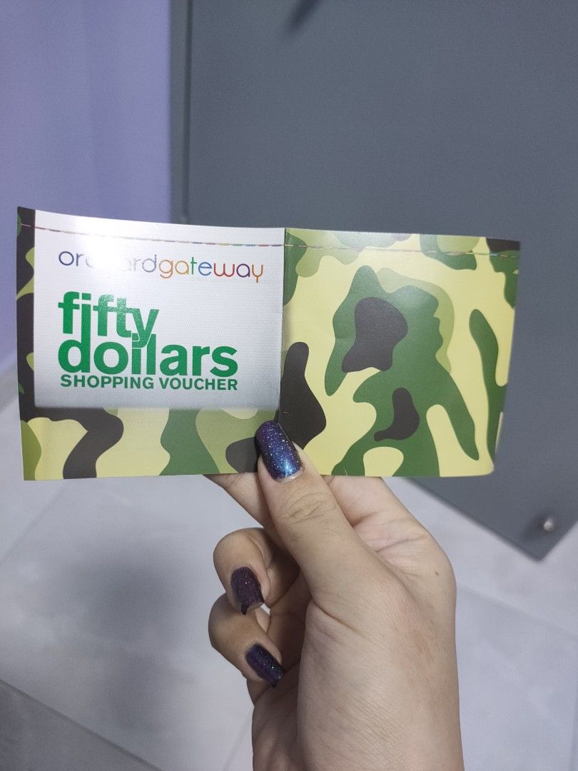 Orchard Gateway $50 Voucher, Tickets & Vouchers, Vouchers on Carousell