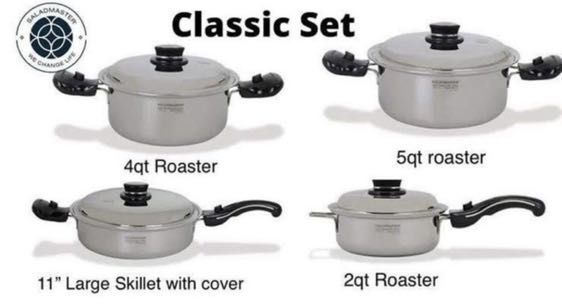 Original Brand New Saladmaster Classic Set, Furniture & Home Living ...