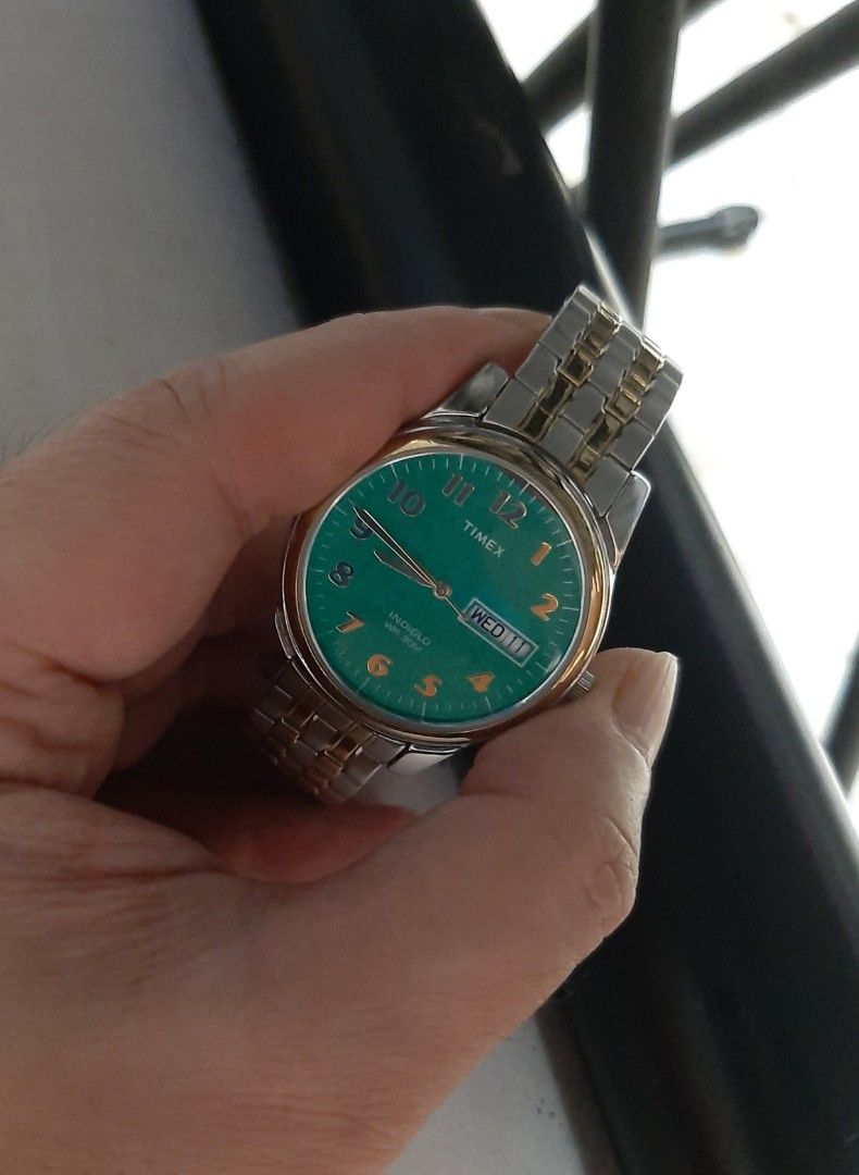 Original Timex Indiglo Unisex Watch, Men's Fashion, Watches ...