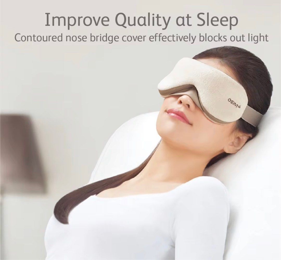 OSIM uMask Eye Massager, Health & Nutrition, Massage Devices on Carousell