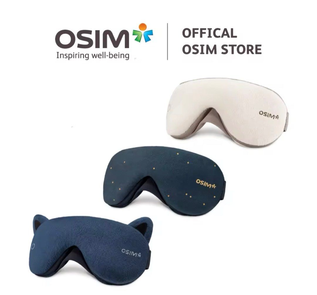 OSIM uMask Eye Massager, Health & Nutrition, Massage Devices on Carousell