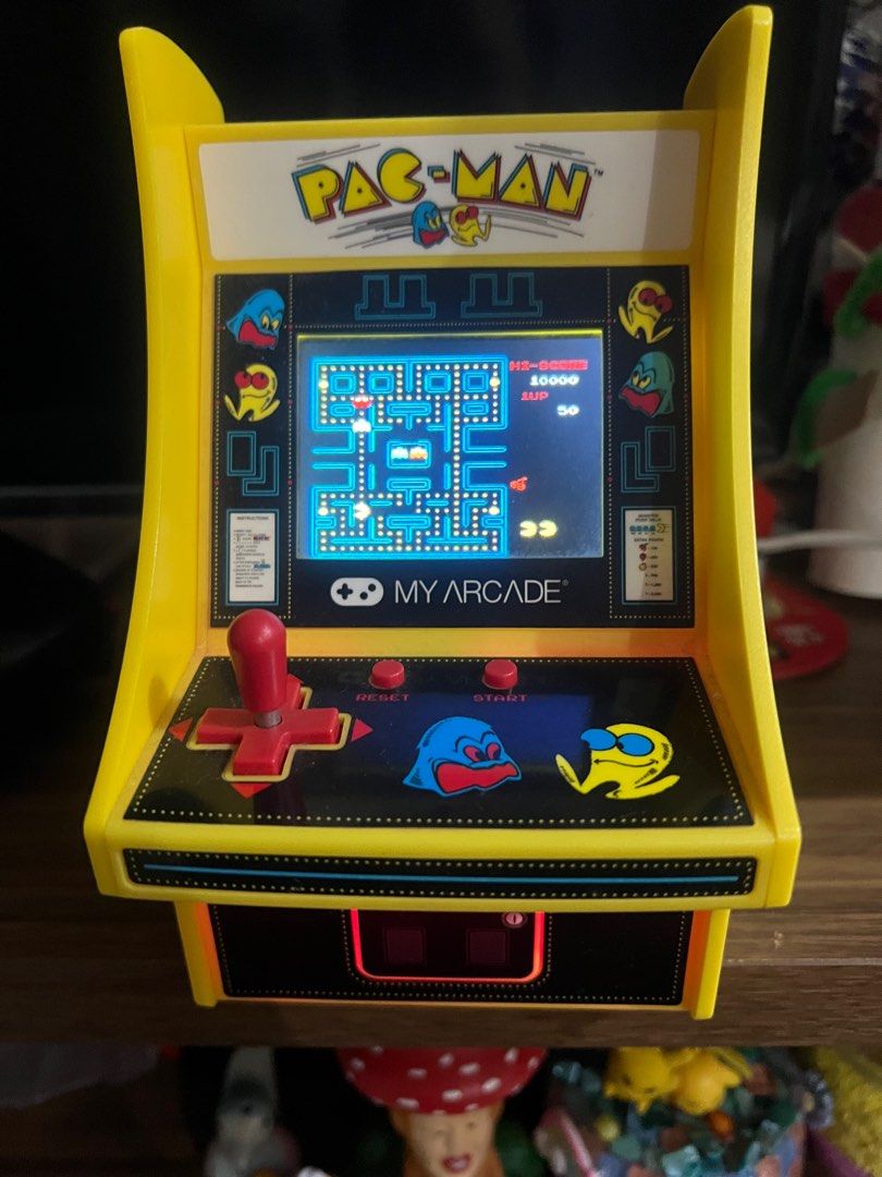 pac man經典遊戲機, 興趣及遊戲, 玩具 & 遊戲類 - Carousell