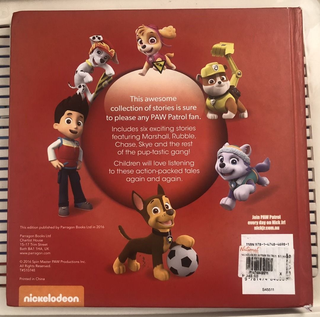 Paw Patrol Storybook Collection (6 stories), Hobbies & Toys, Books ...