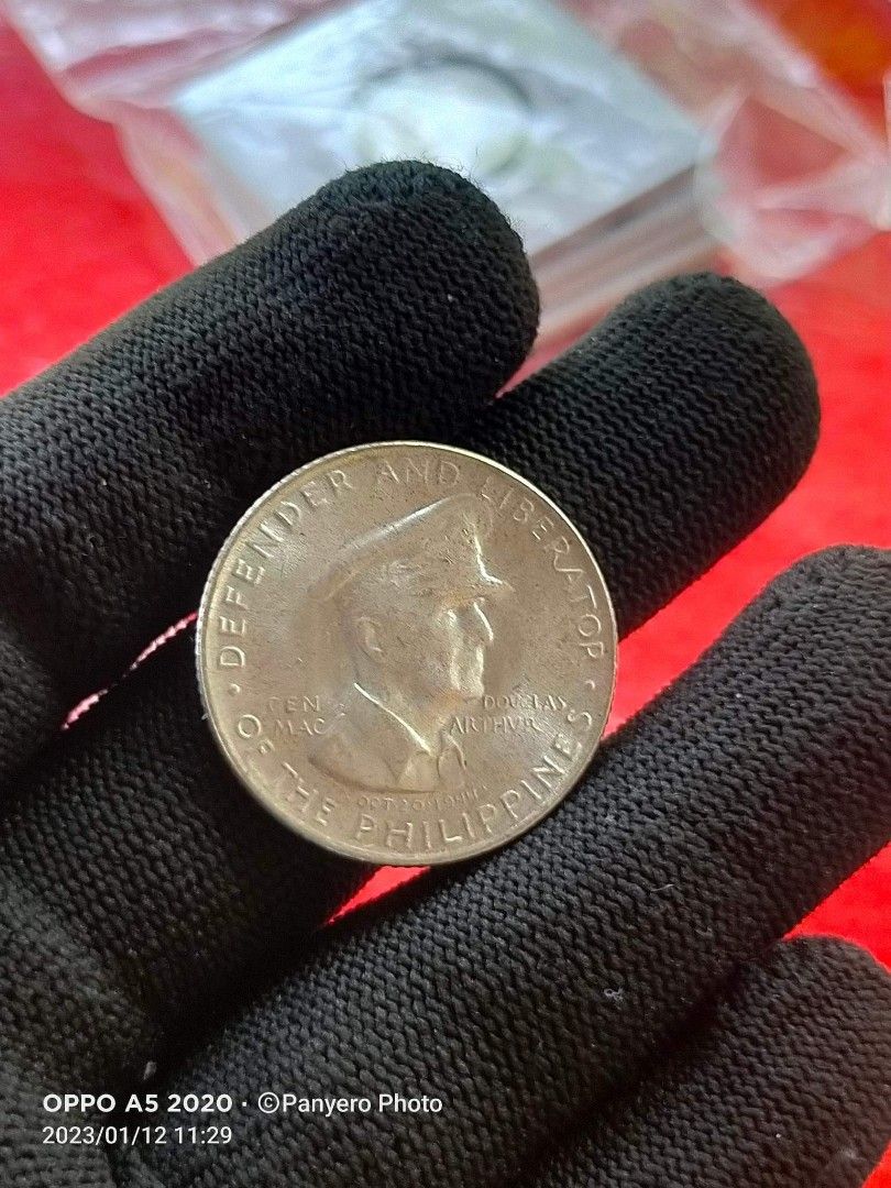 Philippine silver coin 1947 fifty centavos, Hobbies & Toys, Memorabilia ...