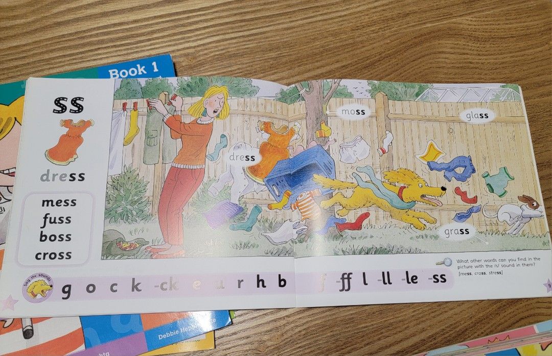 Phonics Oxford Reading Tree (Book 1 -6), 興趣及遊戲, 書本 & 文具, 兒童書籍 - Carousell